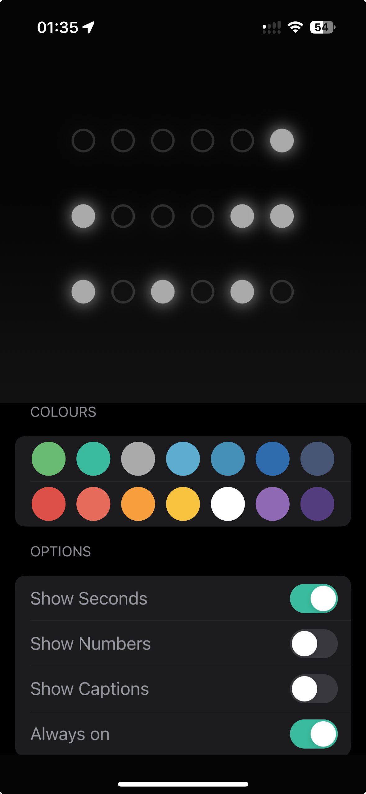 Binary Watch Clock And Widget